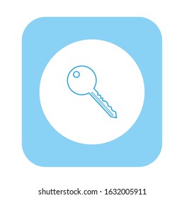 Vector Icon Shaped Like Door Keys Stock Vector (Royalty Free ...