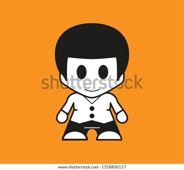 Vector Icon Super Hero Character Isolated Stock Vector (Royalty Free ...