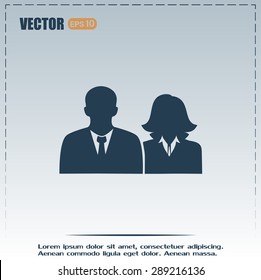 Vector Icon User Group Icon Business Stock Vector (Royalty Free ...