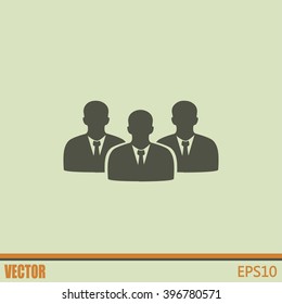Vector Icon User Group Icon Business Stock Vector (Royalty Free ...