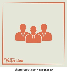 Vector Icon User Group Icon Business Stock Vector (Royalty Free ...