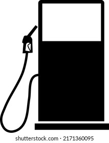 Vector Icon Vehicle Refueling Station Sign Stock Vector (Royalty Free ...