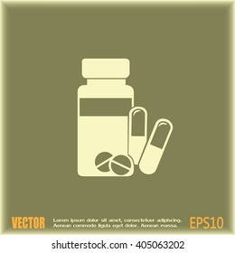 Vector Icon Vial Medicine Stock Vector (Royalty Free) 536735215 ...