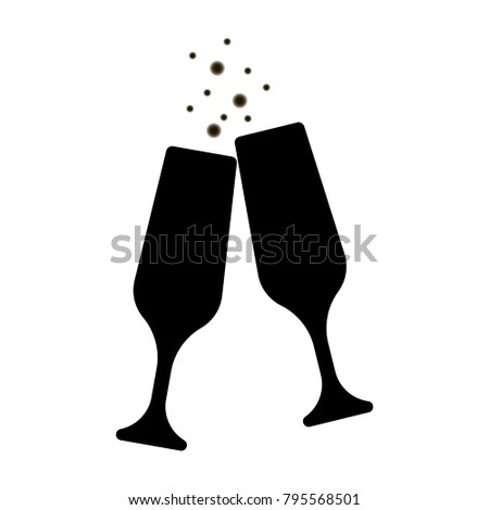 Vector Icon Websites Mobile Wedding Toast Stock Vector (Royalty Free ...