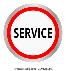 Vector Icon Word Service Stock Vector (Royalty Free) 399823165 ...