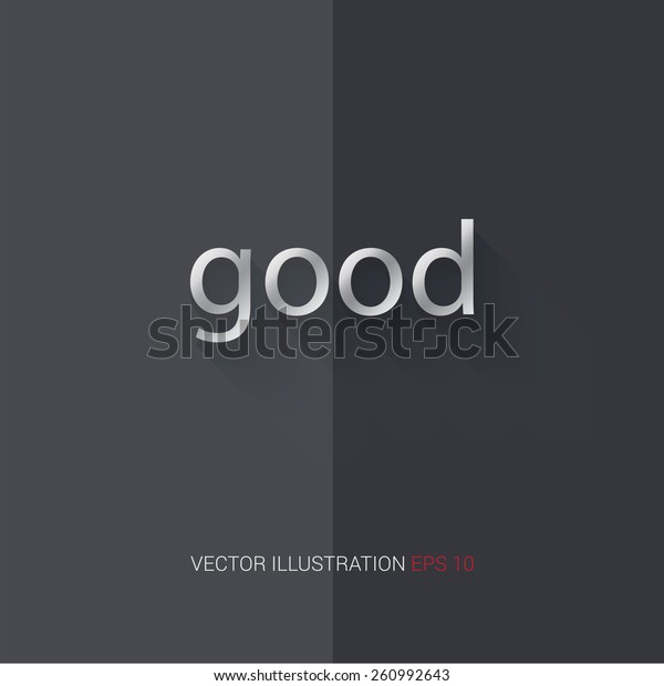 Vector Icons Imitation Metal On Dark Stock Vector (Royalty Free ...