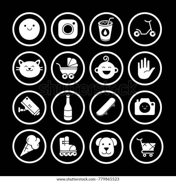 Vector Icons Interdiction Symbol Sign Stock Vector (Royalty Free ...