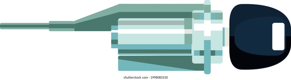 Vector Icons Key Car Ignition Switch Stock Vector (Royalty Free ...