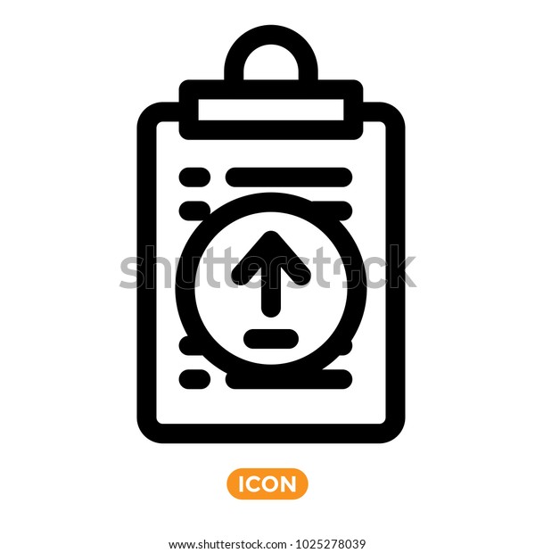 Vector Icons List Do List Symbol Stock Vector (Royalty Free) 1025278039 ...