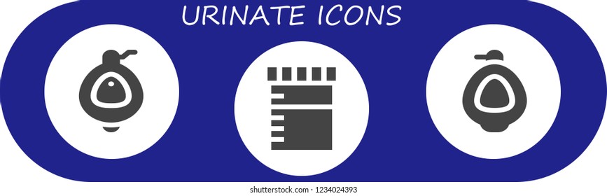 Vector Icons Pack 3 Filled Urinate Stock Vector (Royalty Free ...