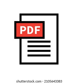 Vector Icons Pdf Files Ideal Displaying Stock Vector (Royalty Free ...