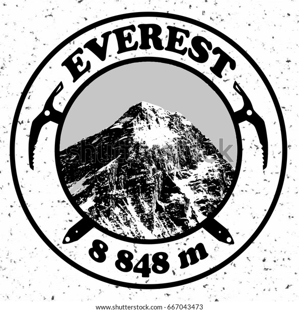 Vector Illustation Logo Mount Everest Himalayas Stock Vector (Royalty ... Vector Illustation Logo Mount Everest Himalayas Stock Vector (Royalty ...