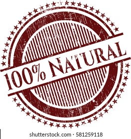 Vector Illustration 100 Natural Red Rubber Stock Vector (Royalty Free ...