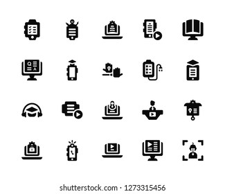 Vector Illustration 20 Icons Editable Pack Stock Vector (Royalty Free ...