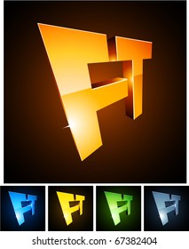Vector Illustration 3d Ft Symbols: เวกเตอร์สต็อก (ปลอดค่าลิขสิทธิ์ ...