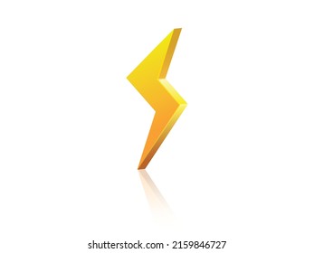 Vector Illustration 3d Power Energy Icon Stock Vector (Royalty Free ...