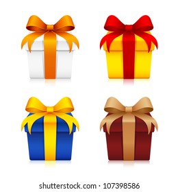Vector Illustration 4 Different Color Full Stock Vector (Royalty Free ...