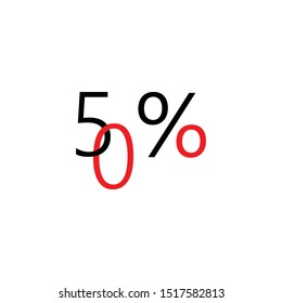 Vector Illustration 50 Letter Stock Vector (Royalty Free) 1517582813 ...