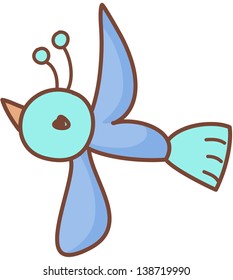 Vector Illustration Abstract Bird Stock Vector (Royalty Free) 138719990 ...