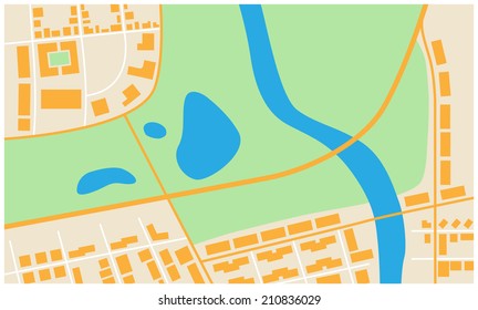 Printable Street Map Khobar Saudi Arabia Stock Vector (Royalty Free ...