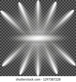 Vector Illustration Abstract Flare Light Rays Stock Vector (Royalty ...