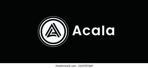 Vector Illustration Acala Logo Banner Acala Stock Vector (Royalty Free ...