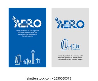 Vector Illustration Aero Logo Graphics City Stock Vector (Royalty Free ...