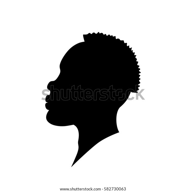 Vector Illustration African American Man Head Stock Vector (Royalty ...