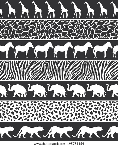 Vector Illustration African Style Seamless Pattern Stock Vector ...