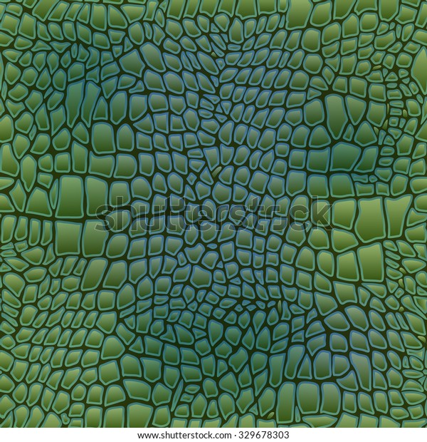 Vector Illustration Alligator Skin Seamless Art Stock Vector (Royalty ...