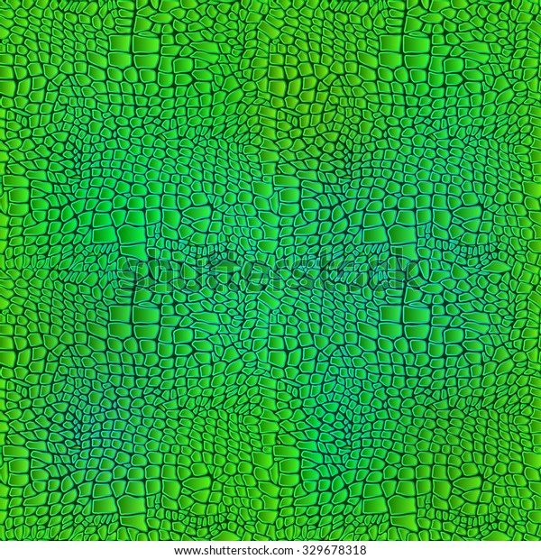 Vector Illustration Alligator Skin Seamless Art Stock Vector (Royalty ...