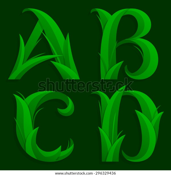 Vector Illustration Alphabet Caps Letters B Stock Vector (Royalty Free ...