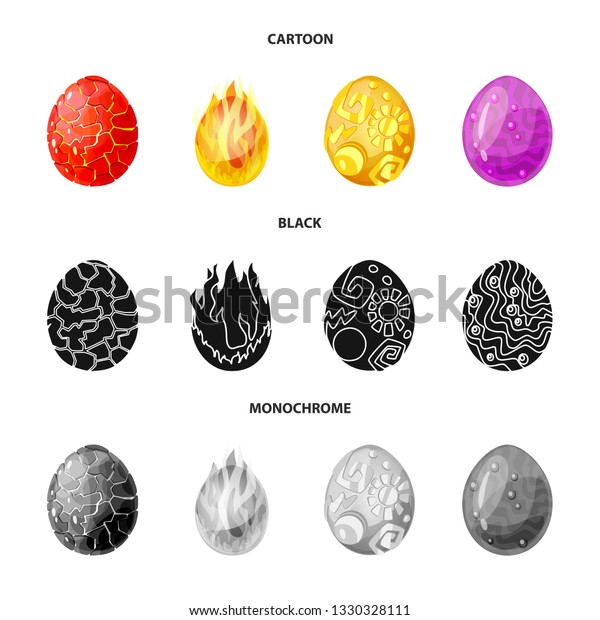 Vector Illustration Animal Prehistoric Logo Collection Stock Vector ...
