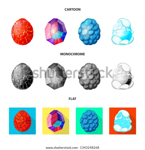 Vector Illustration Animal Prehistoric Logo Collection Stock Vector ...