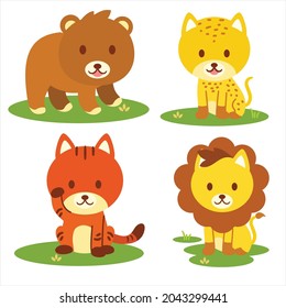 Vector Illustration Animation Friends Stock Vector (Royalty Free ...