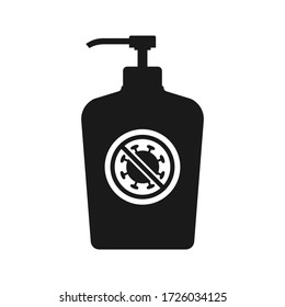 Vector Illustration Anti Bacterial Soap Antiseptic Stock Vector ...