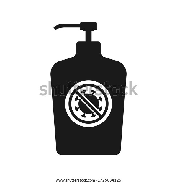 Vector Illustration Anti Bacterial Soap Antiseptic Stock Vector ...