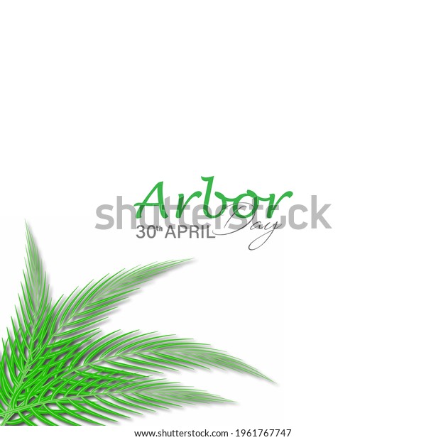 Vector Illustration Arbor Day Symbol Arboriculture Stock Vector ...
