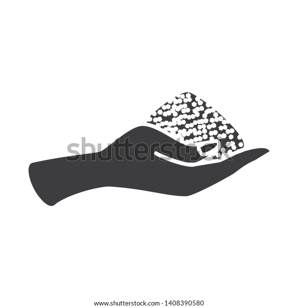 Vector Illustration Arm Handful Sign Set Stock Vector (Royalty Free ...