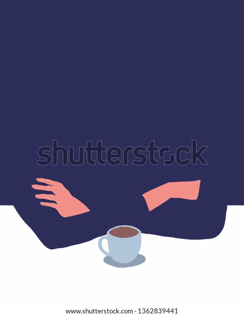 Vector Illustration Artwork Human Hands Cap Stock Vector (Royalty Free ...