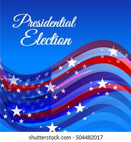 Vector Illustration Background Election Day Stock Vector (Royalty Free ...