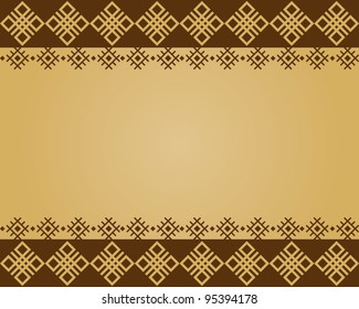 Vector Illustration Background Ethnic Design Stock Vector (Royalty Free ...