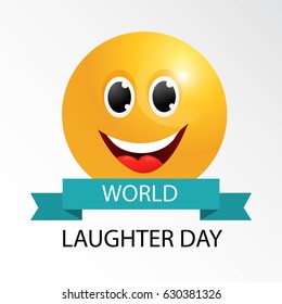 Vector Illustration Background Happy Face World Stock Vector (Royalty ...