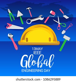Vector Illustration Background Ieee Global Engineering Stock Vector ...