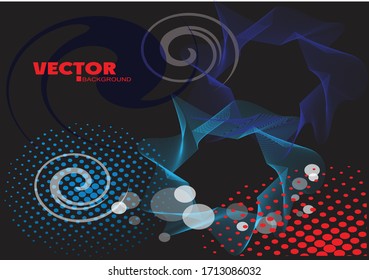 Vector Illustration Beautiful Abstract Card Background Stock Vector ...