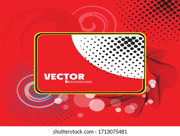 Vector Illustration Beautiful Card Background Attractive Stock Vector ...