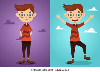 687 Before after happy sad Images, Stock Photos & Vectors | Shutterstock