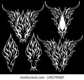 Vintage Pinstriping Motorcycle Car Pinstripe Hand Stock Vector (Royalty ...