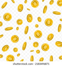 Vector Illustration Bhat Currency Flying Gold Stock Vector (Royalty ...