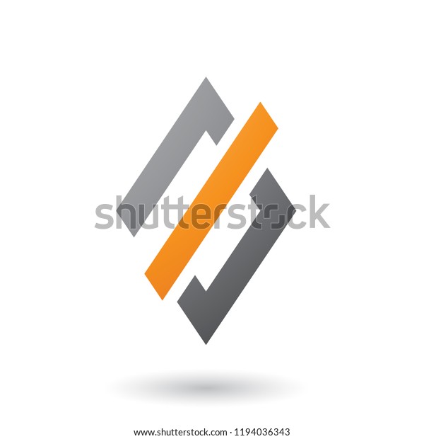 Vector Illustration Black Abstract Diamond Rectangle Stock Vector ...